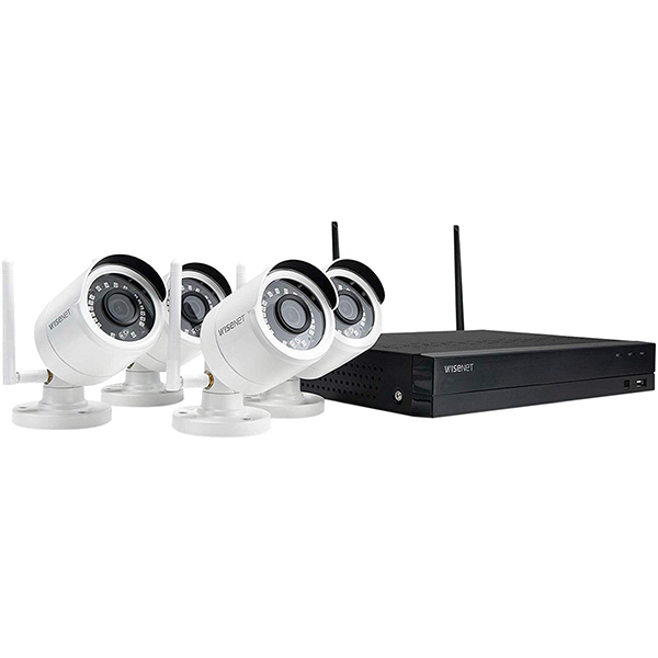 Wisenet 4 Channel 1080p Full HD NVR Surveillance System 1TB 4 1080p ...